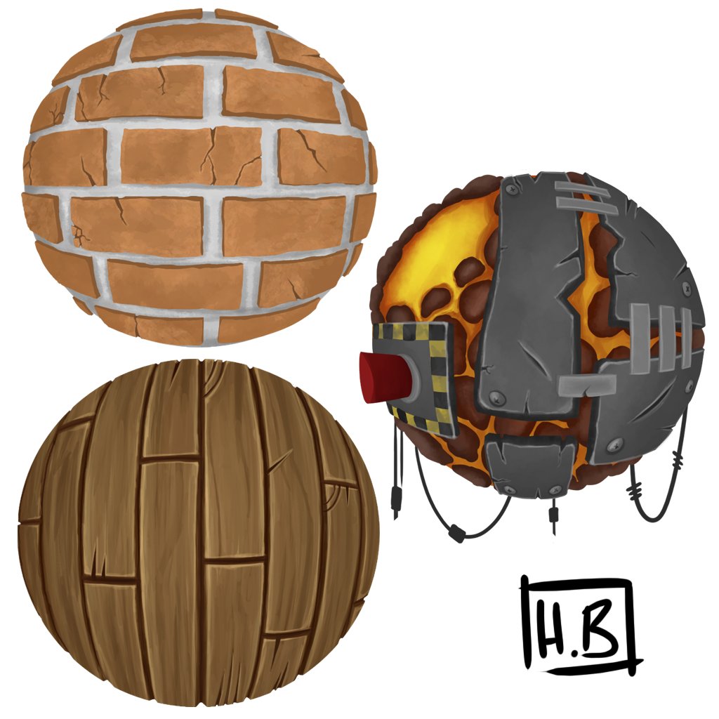 ArtStation - Hand-Painted Textures