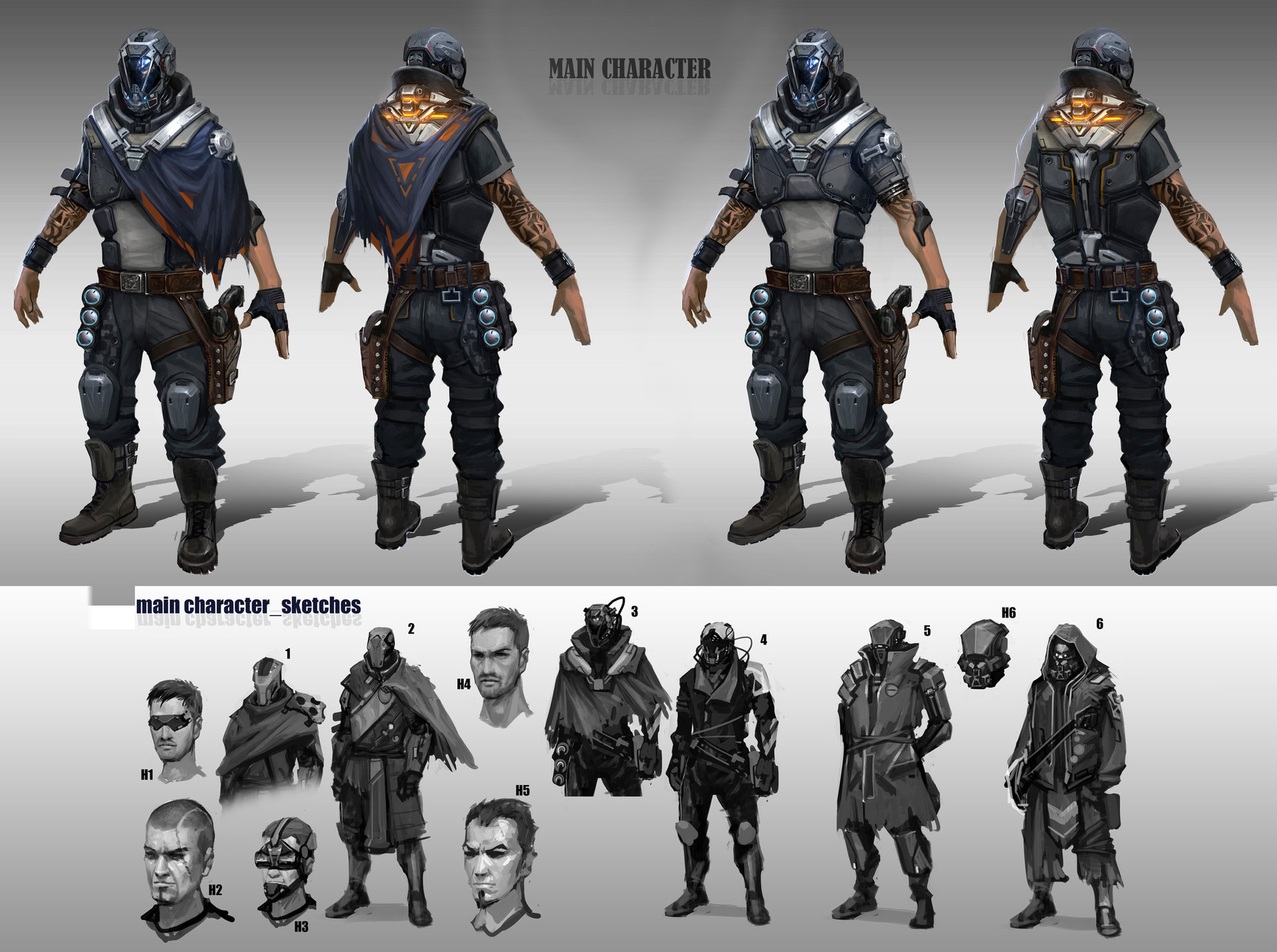 ArtStation - character concept work