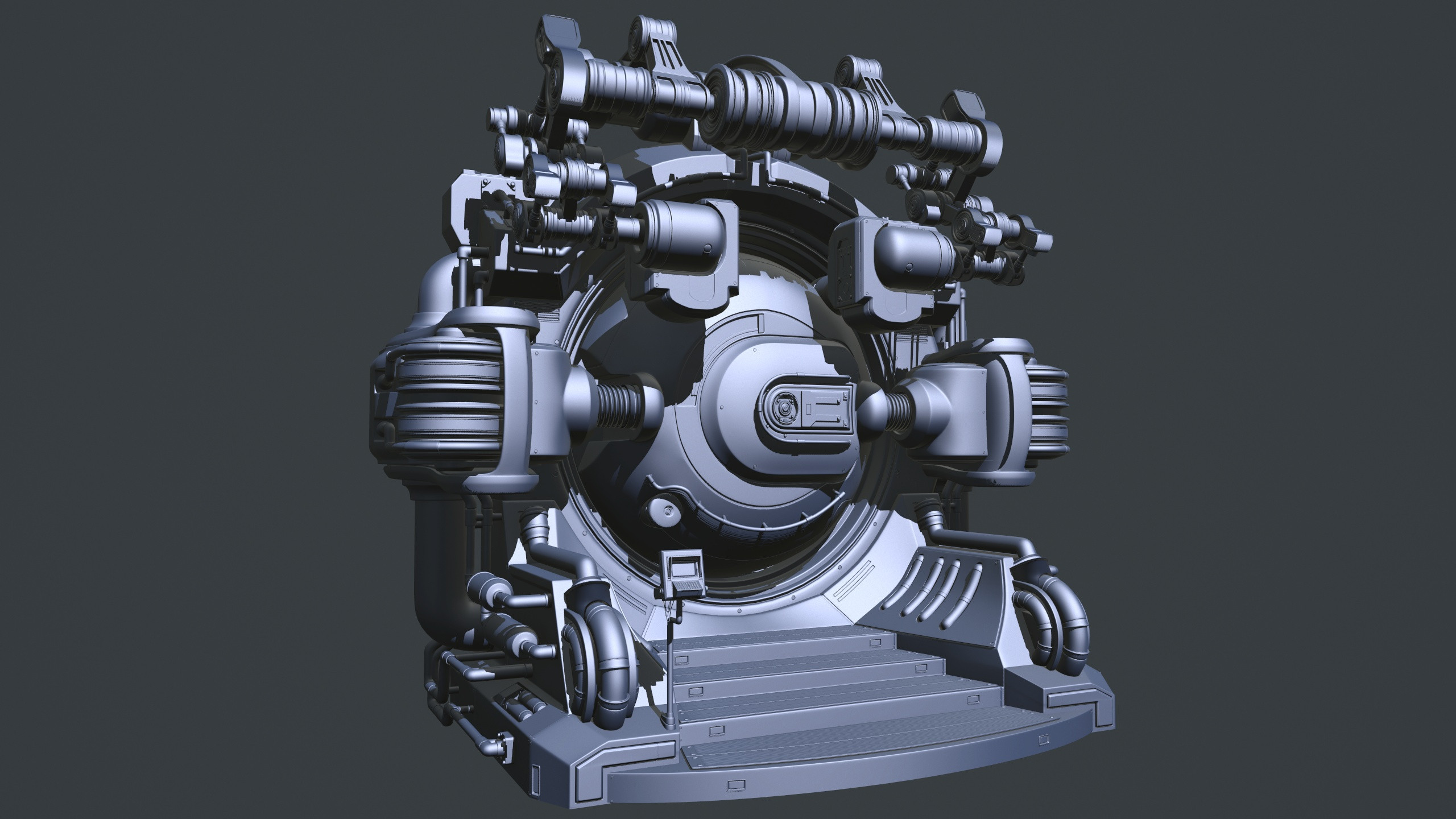 Nora Shramek - Large Door High Poly