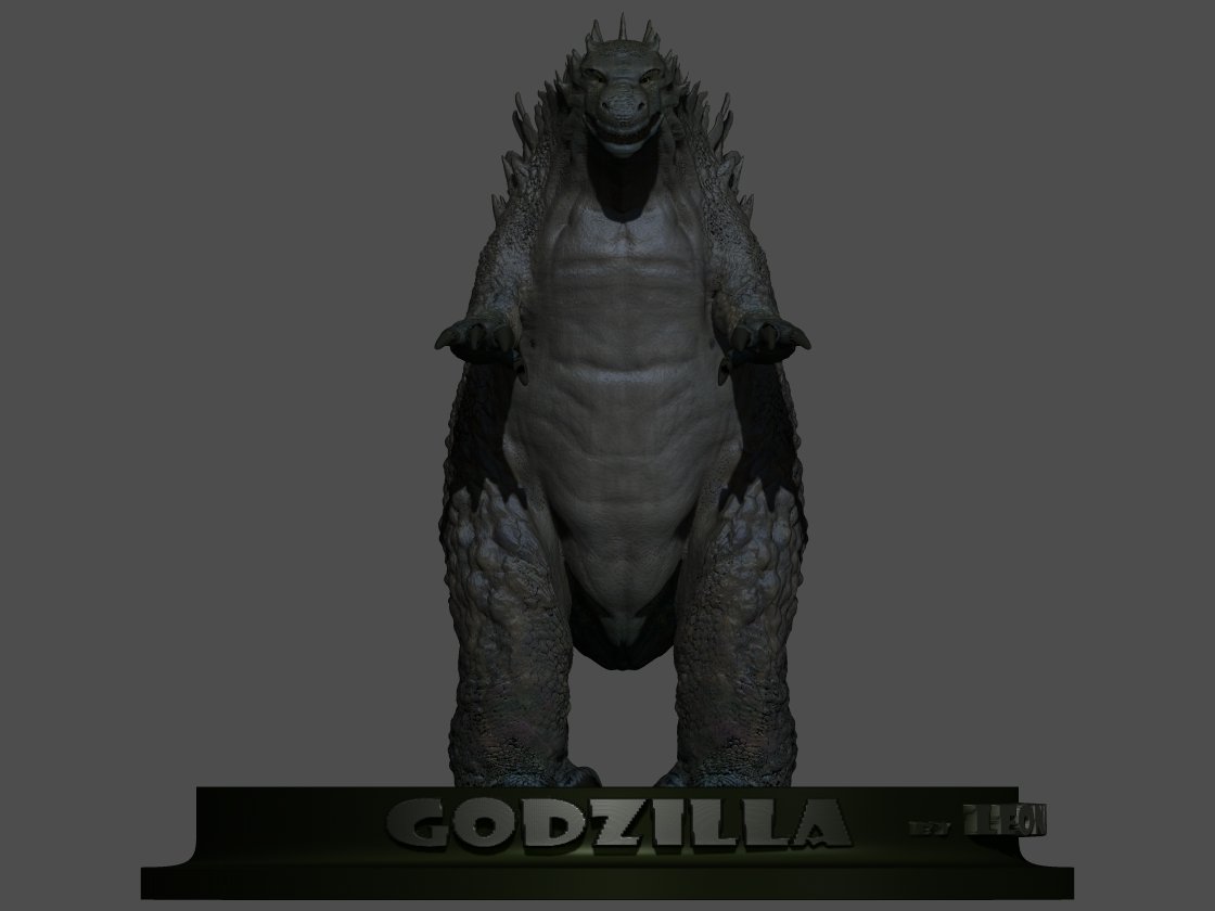 ArtStation - Godzilla 3D Model
