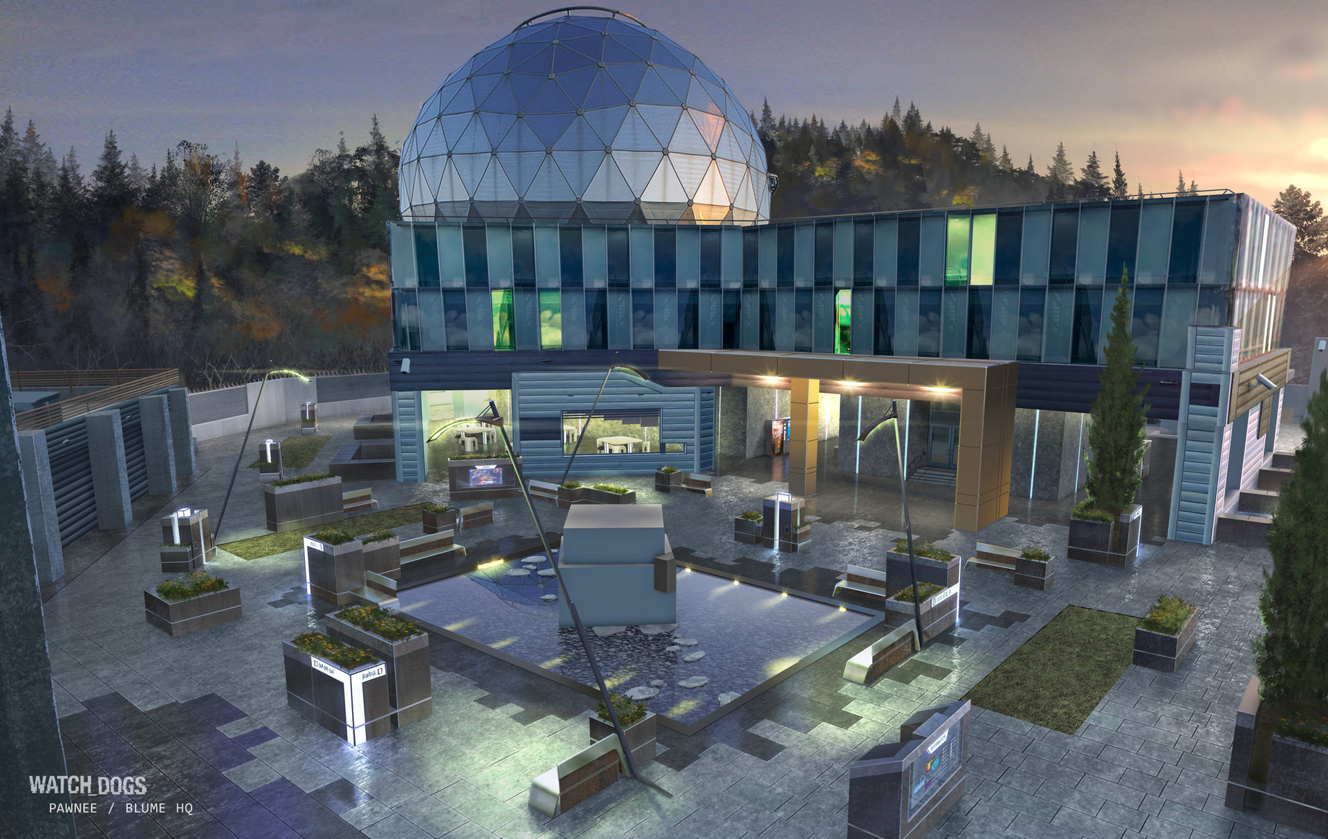 Michel Donze - Watch Dogs - environments concept art