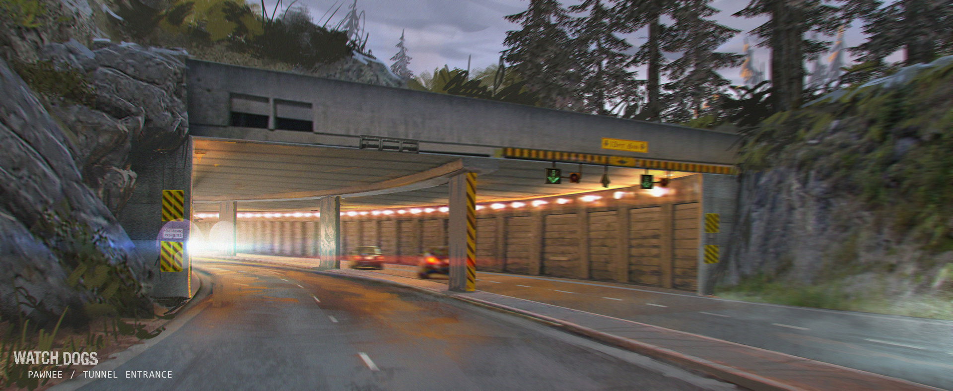 Michel Donze - Watch Dogs - environments concept art