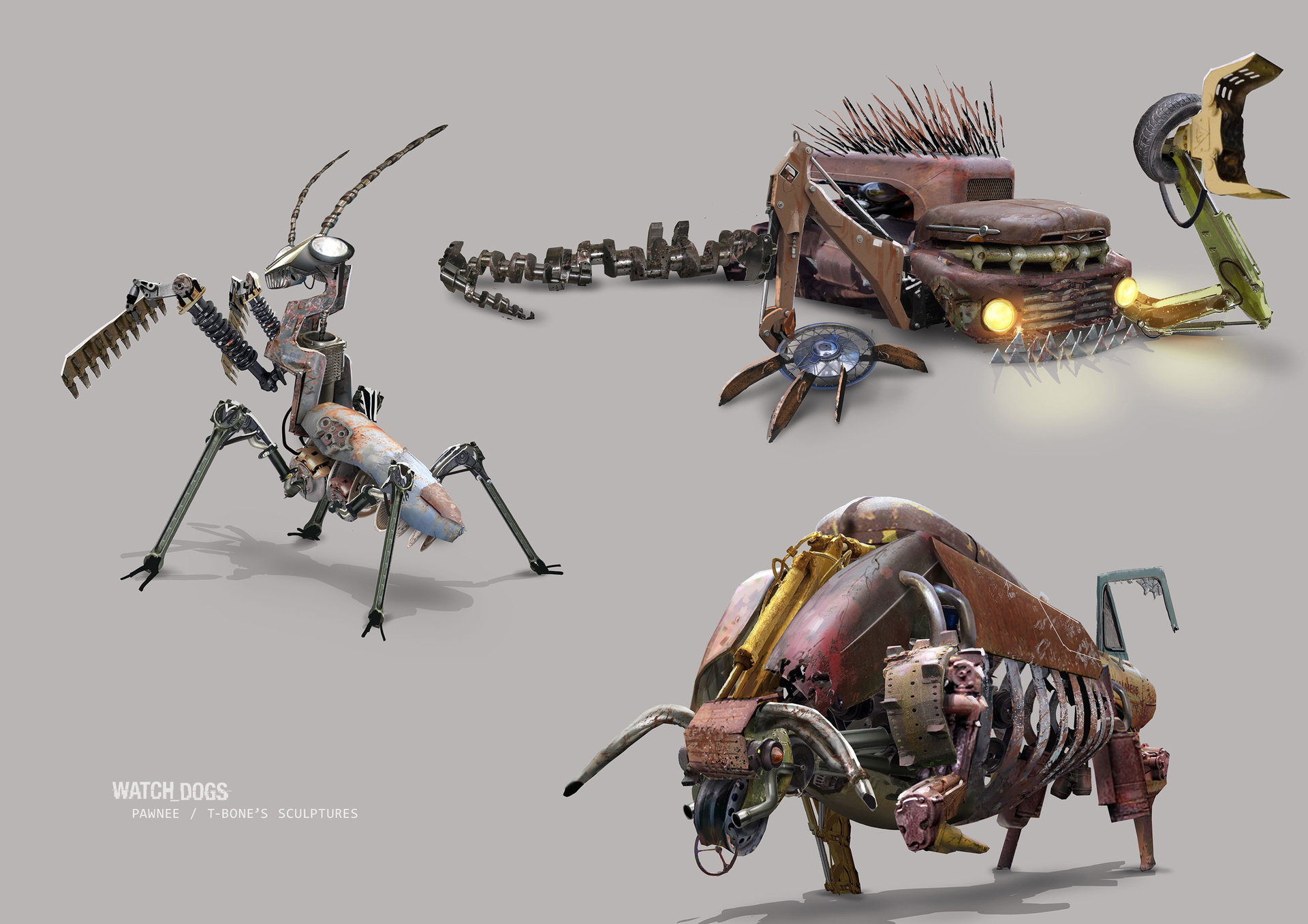 Michel Donze - Watch Dogs - T-bone Junkyard concept art