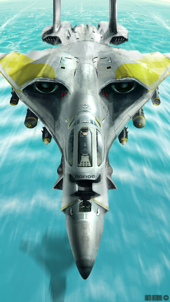 ArtStation - Jet Fighter, Mark Button