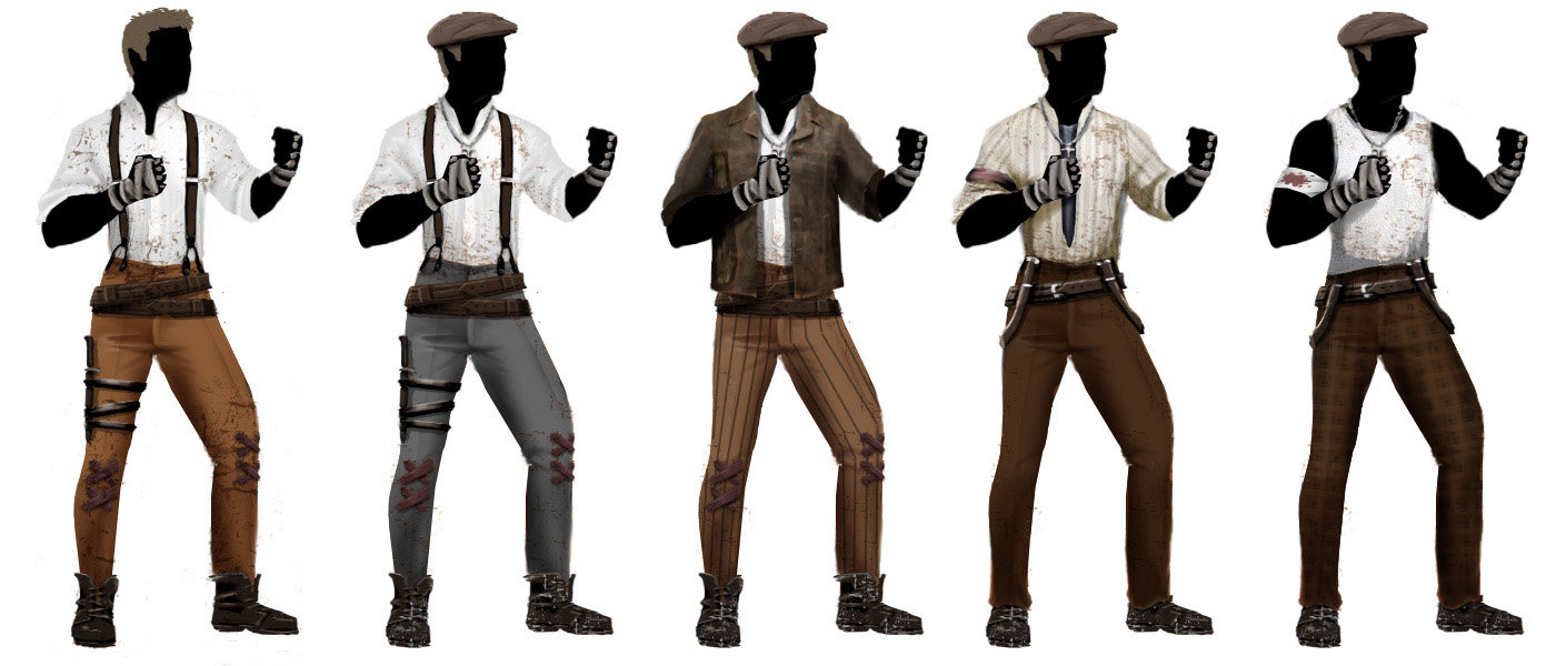 Matthew Kresge - Victorian Era Brawler Videogame Character Design #01
