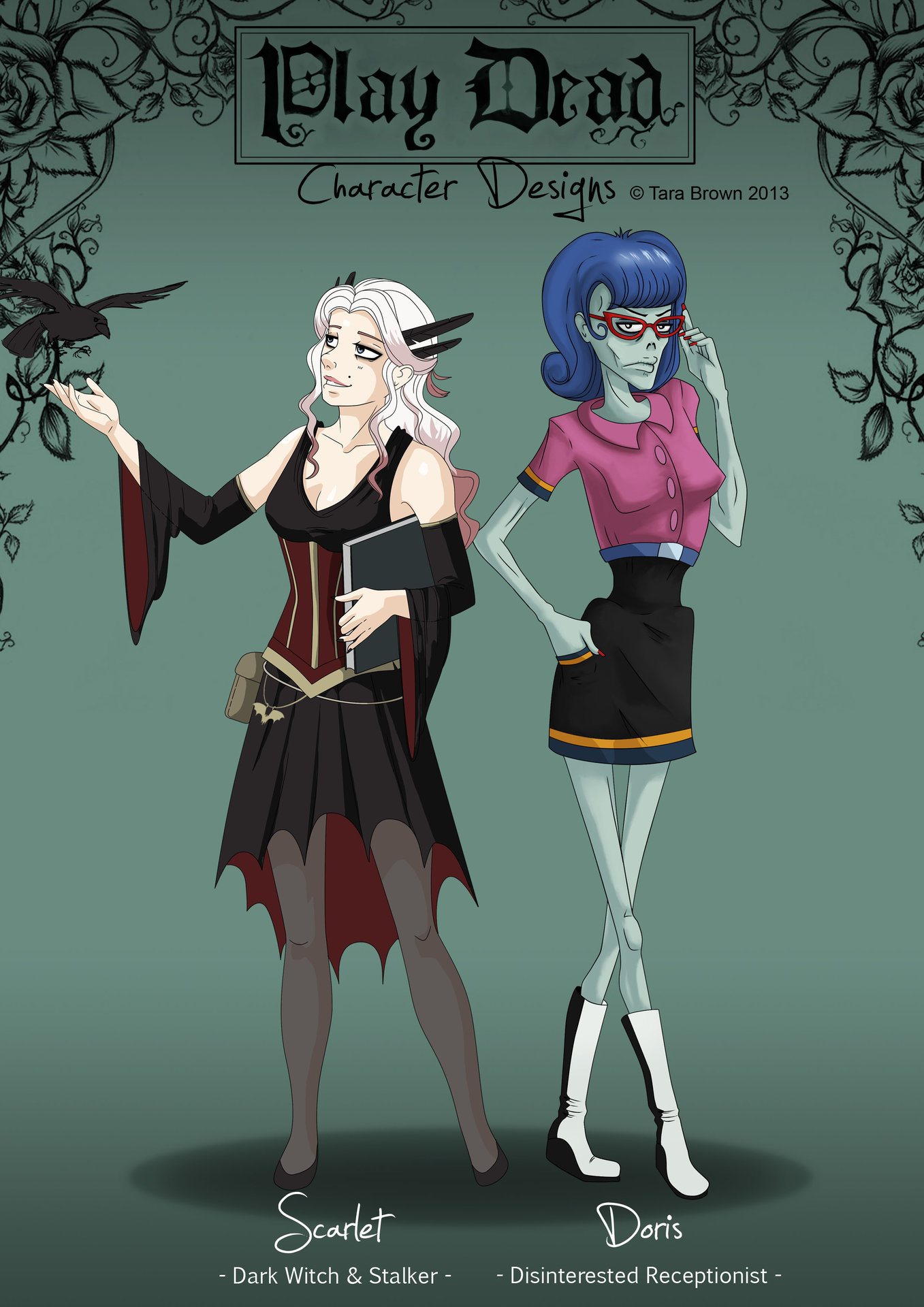 ArtStation - Play Dead Characters, Scarlet and Doris