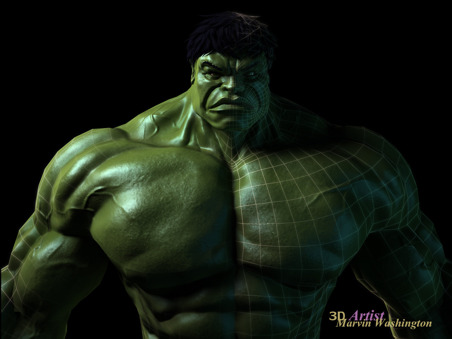 ArtStation - Hulk WIP