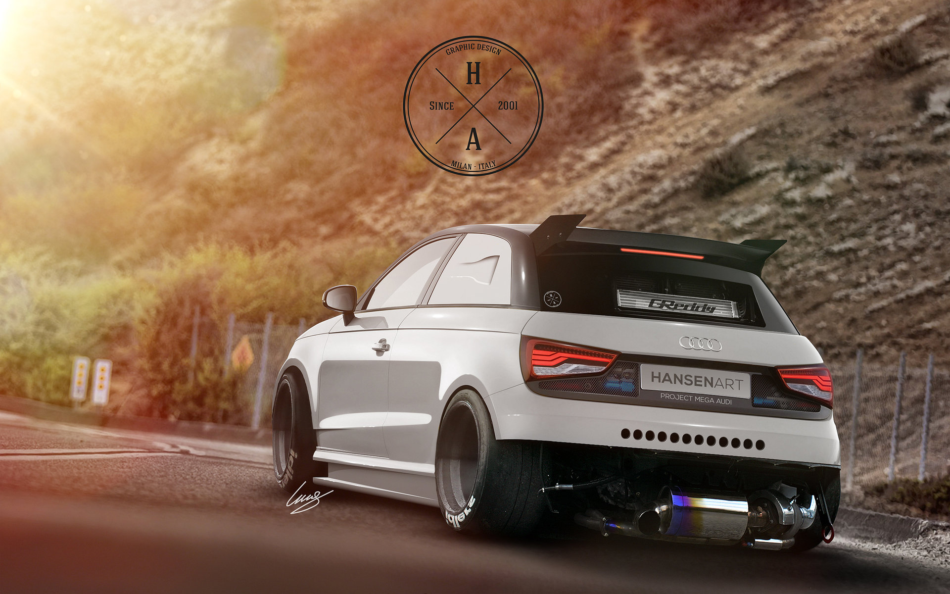 ArtStation - Audi S1 goes crazy