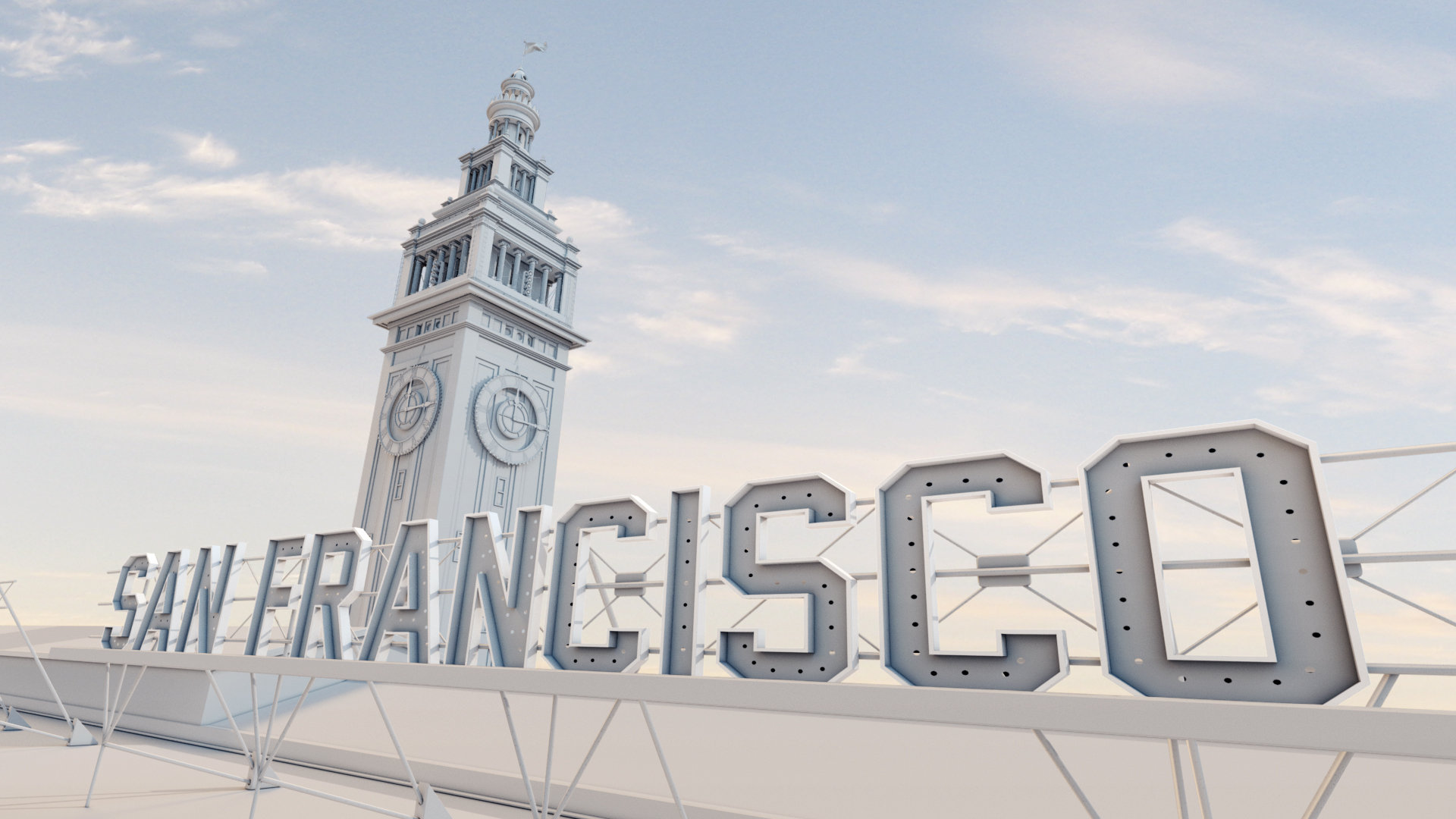 ArtStation - Ferry Building