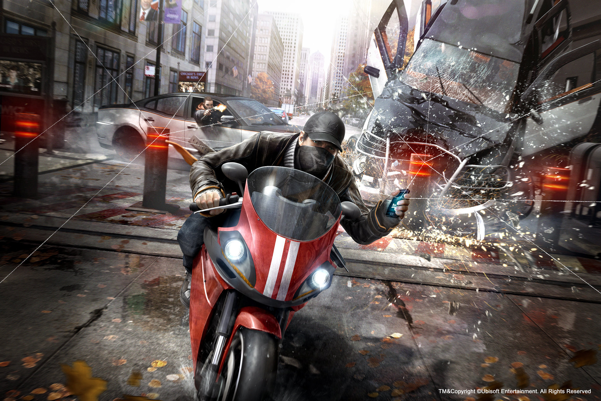 ArtStation - Watchdogs_HR bike chase