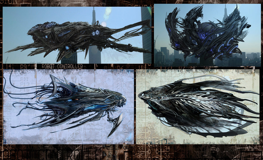 ArtStation - ALIEN SHIPS 1