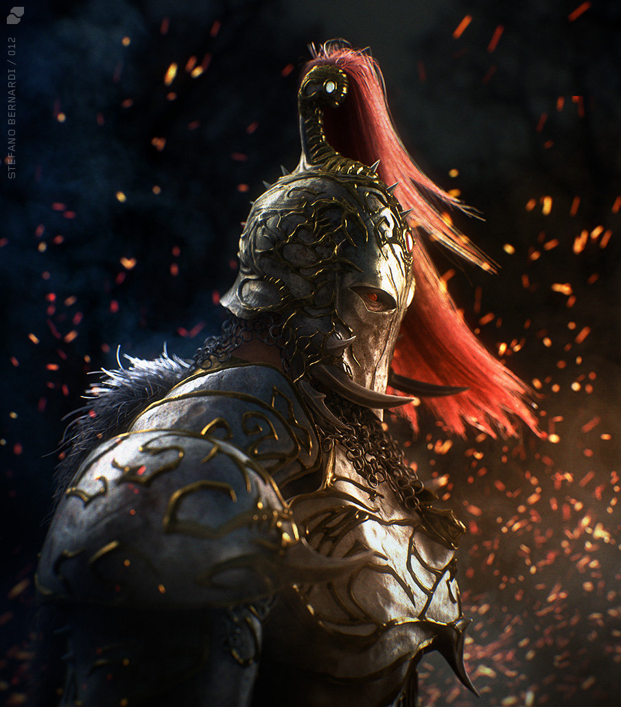 ArtStation - Adrian Smith's Chaos Warrior