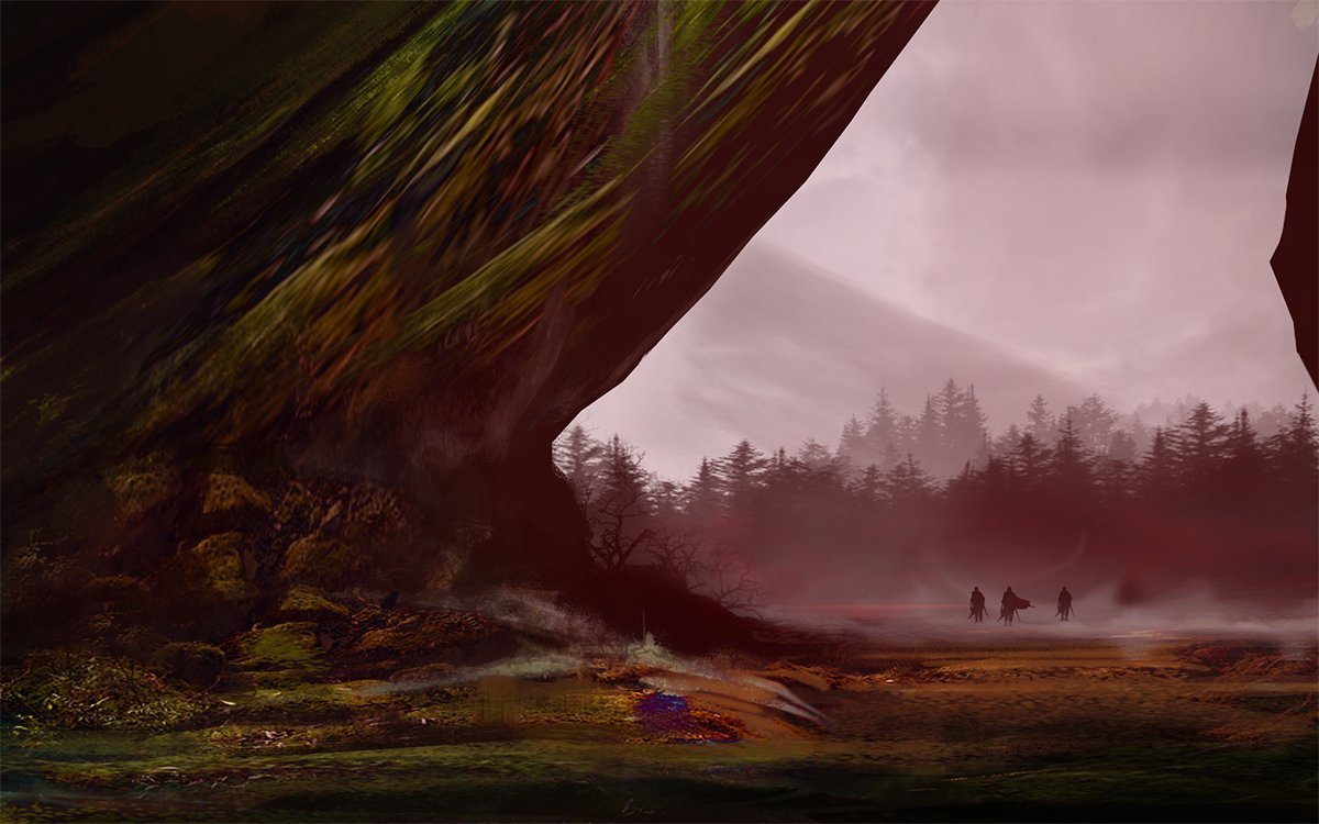 ArtStation - Red forest