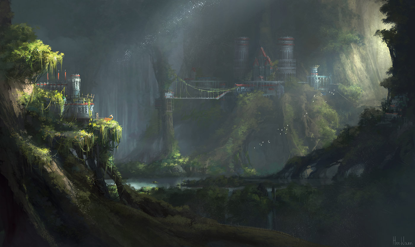 ArtStation - Castle on Tree