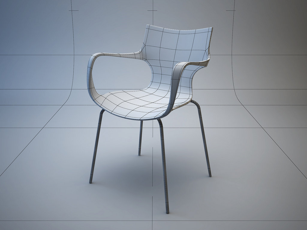 ArtStation - Twisted Arm Chair