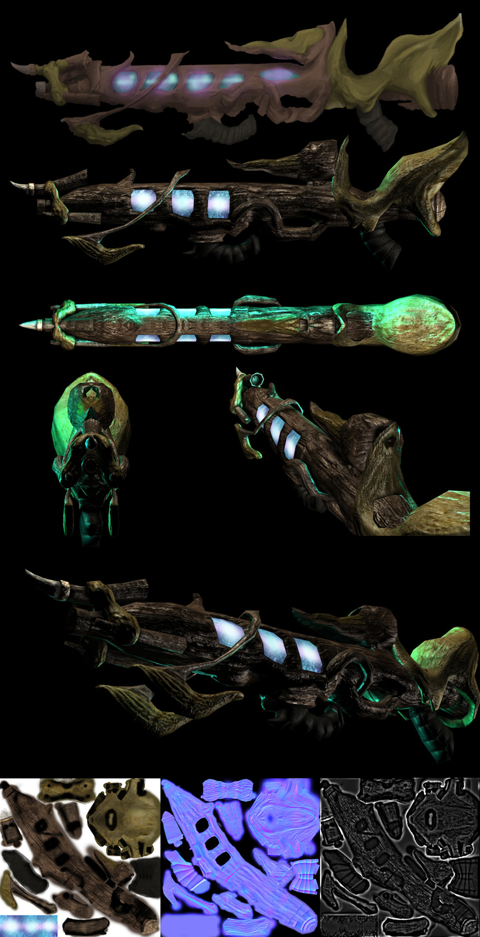 ArtStation - Bone Weapon