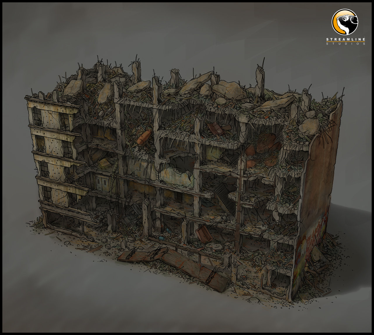 ArtStation - Terminator Salvation ruins concept