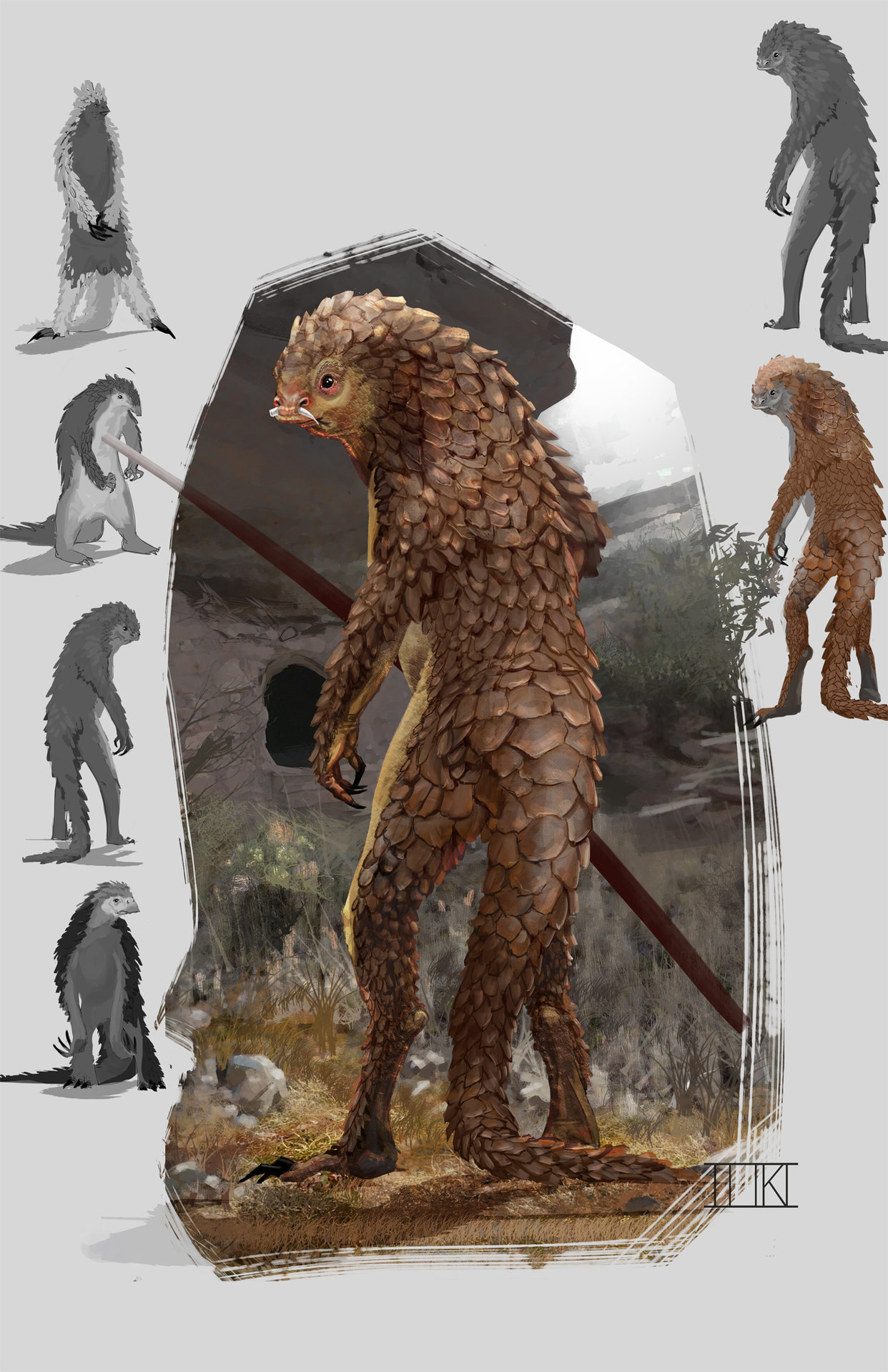 ArtStation - Pangolin People