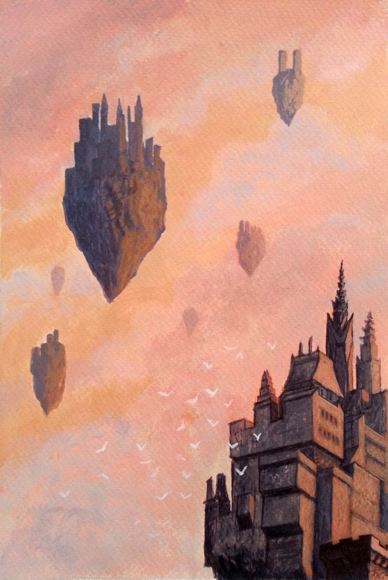 ArtStation - Flying castles