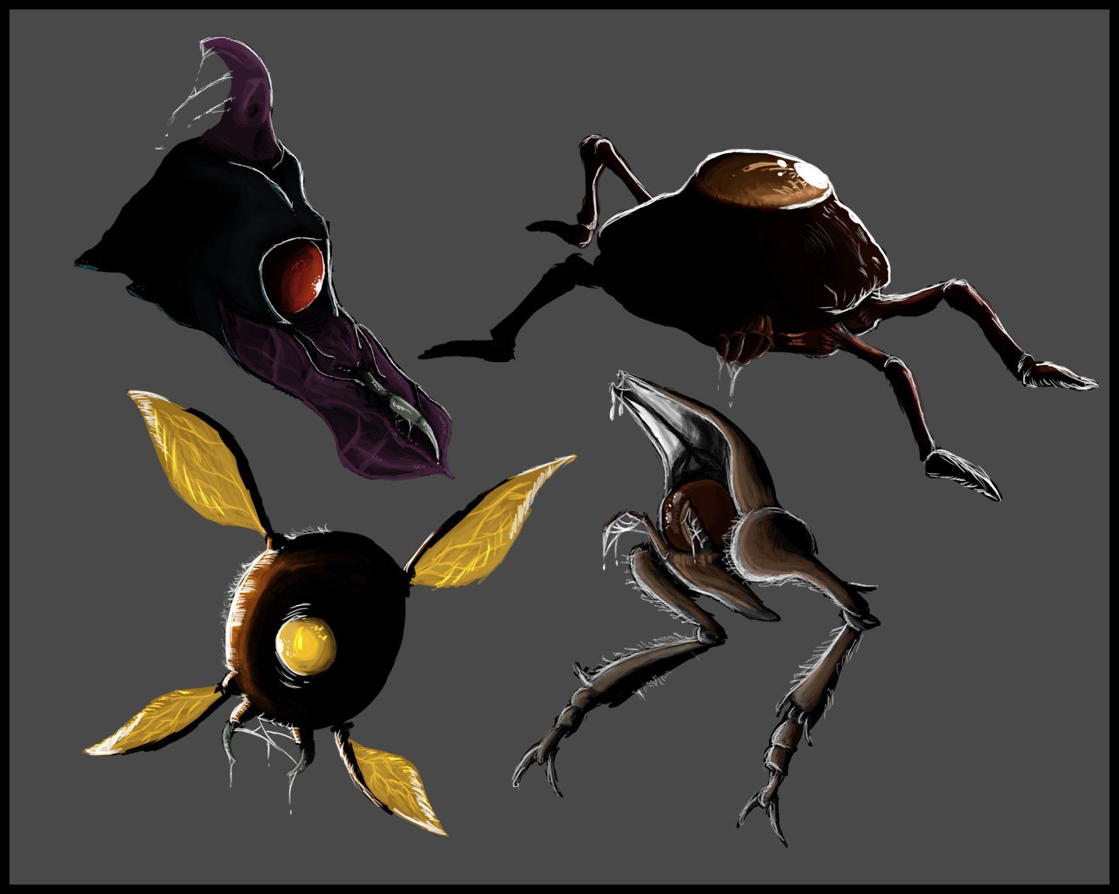 ArtStation - (University) Project - Doppelgangers - Doppelganger concepts