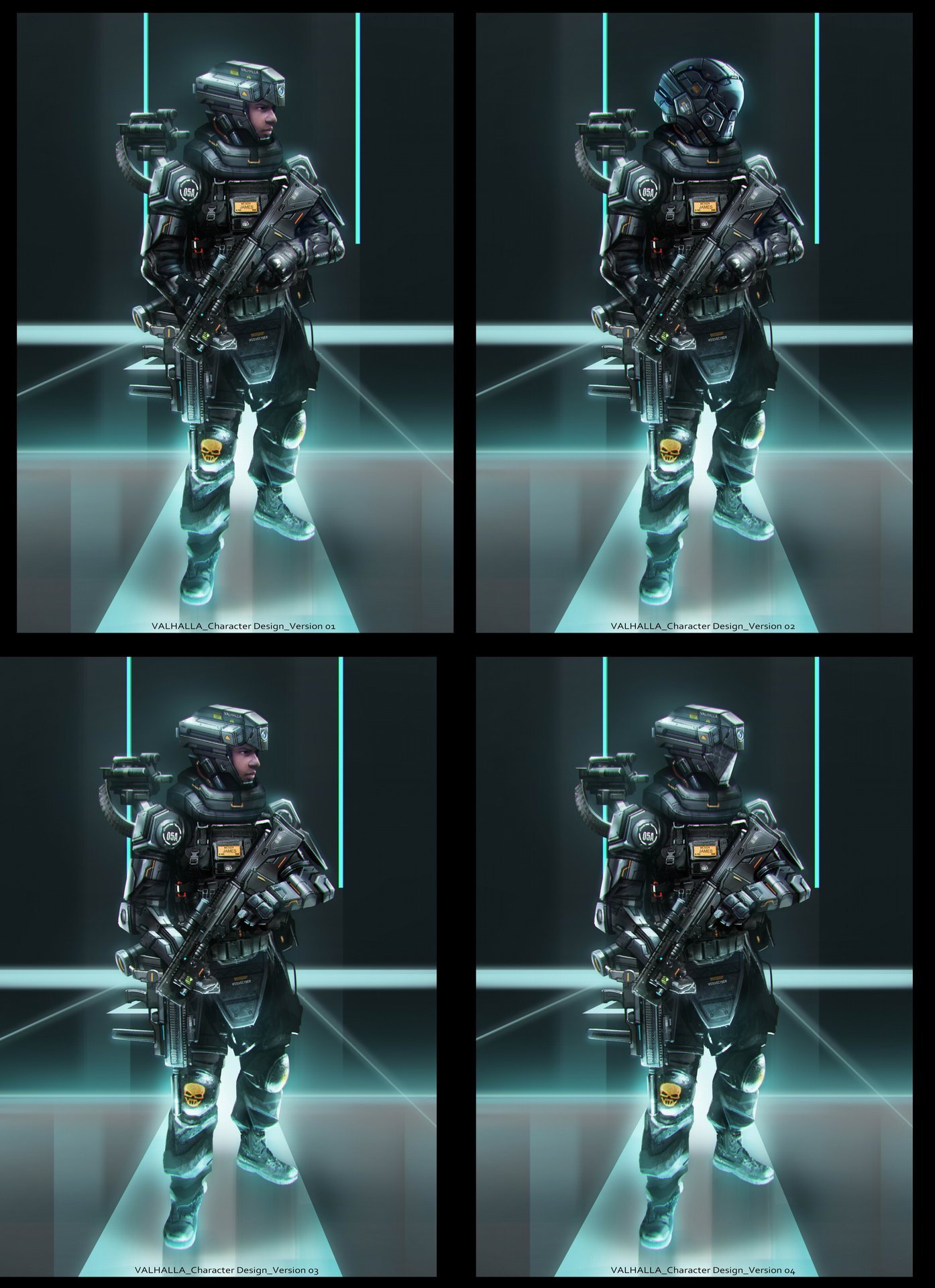 ArtStation - Character concept_Valhalla soldier