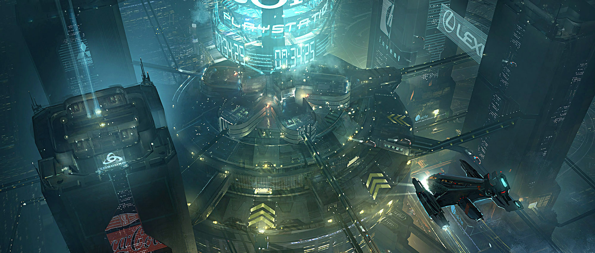 ArtStation - personal work -sci - fi city