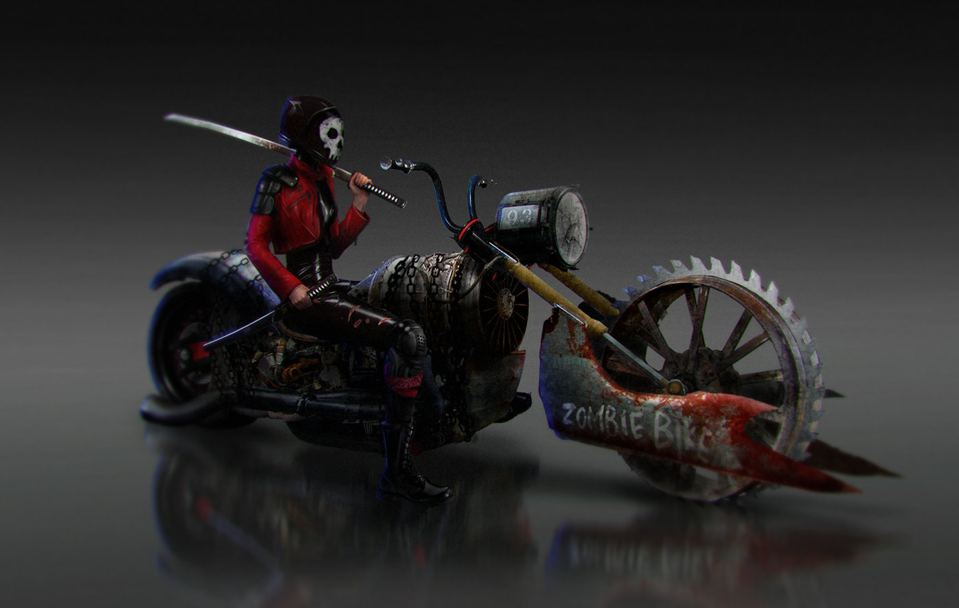 ArtStation - Brainstorm zombie vehicle concept