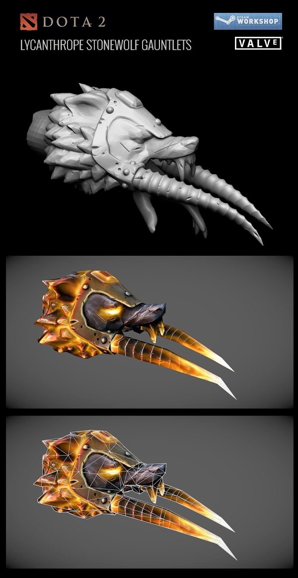 ArtStation - Dota 2 Weapon