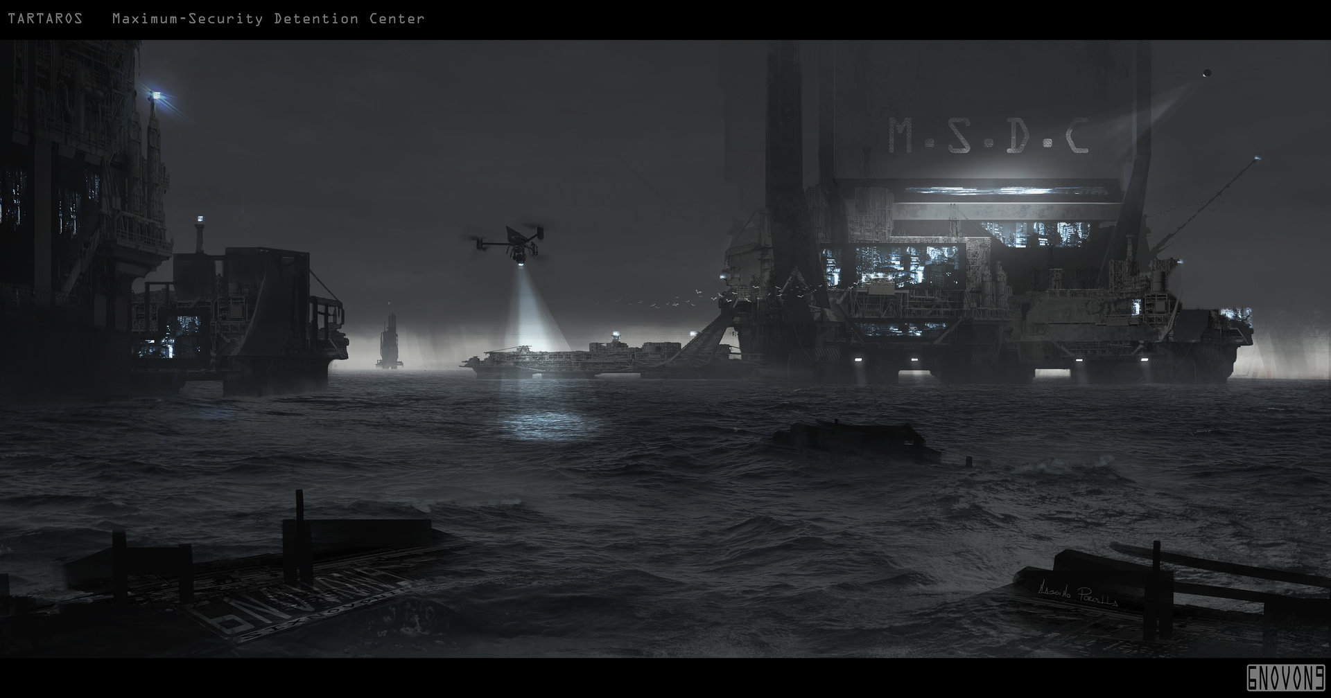 ArtStation - Tartaros _ Maximum-Security Detention Center