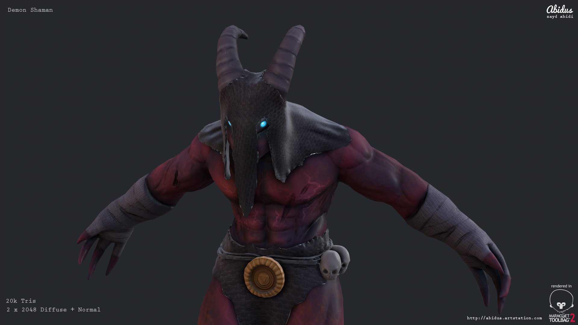 ArtStation - Demon Shaman (Game Res)