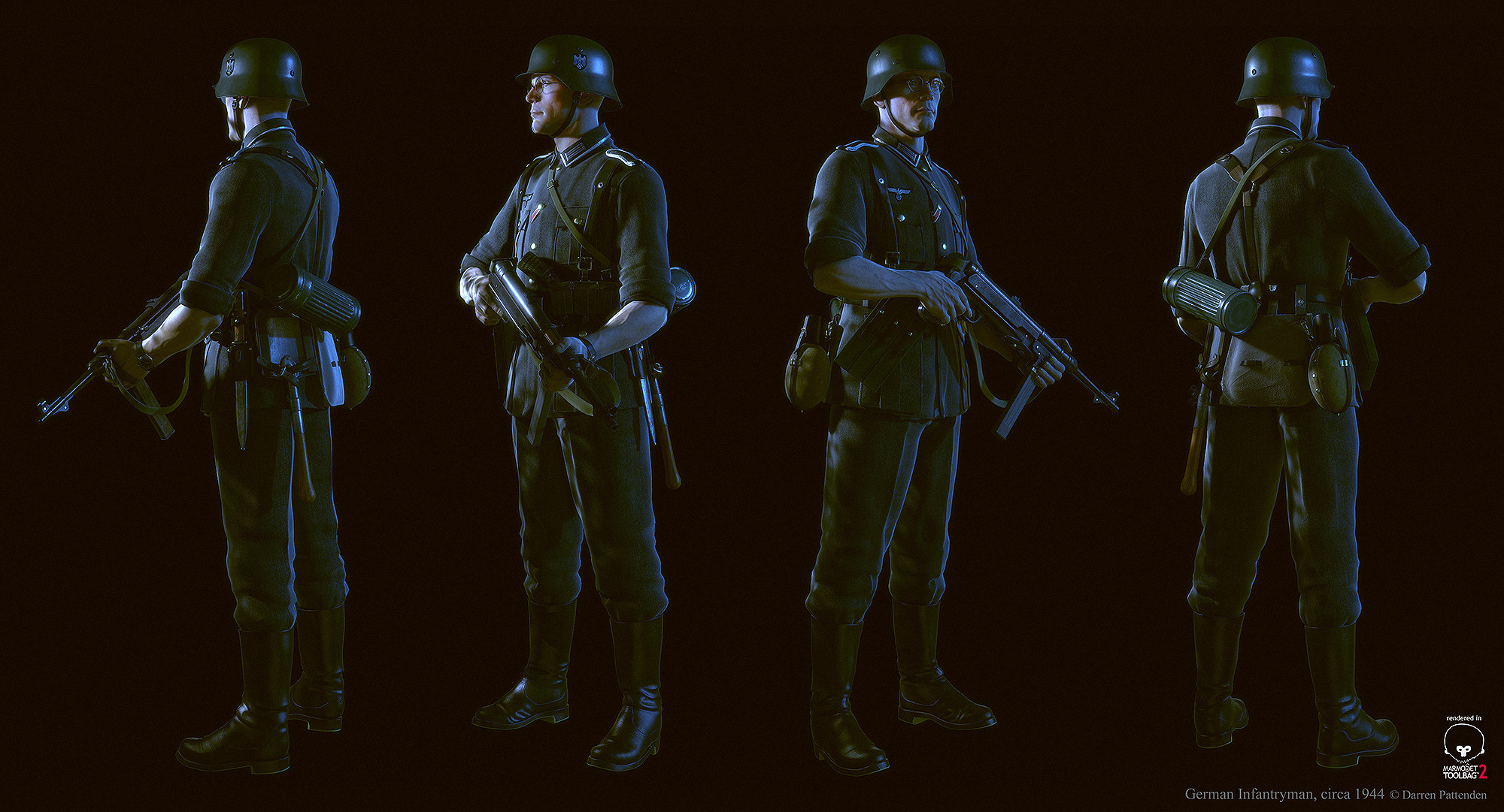 Darren Pattenden - WW II German Infantryman