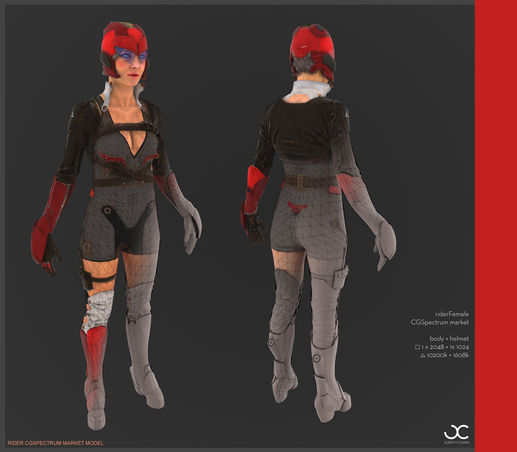 ArtStation - Rider Female