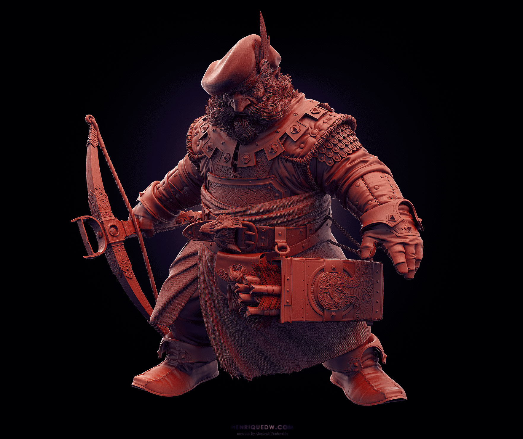 ArtStation - Crossbow Dwarf