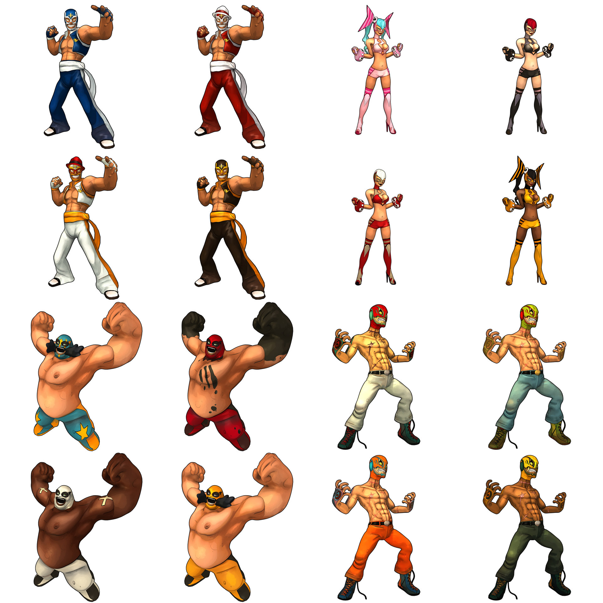 ArtStation - Lucha Fury - Main characters 2 - 2010