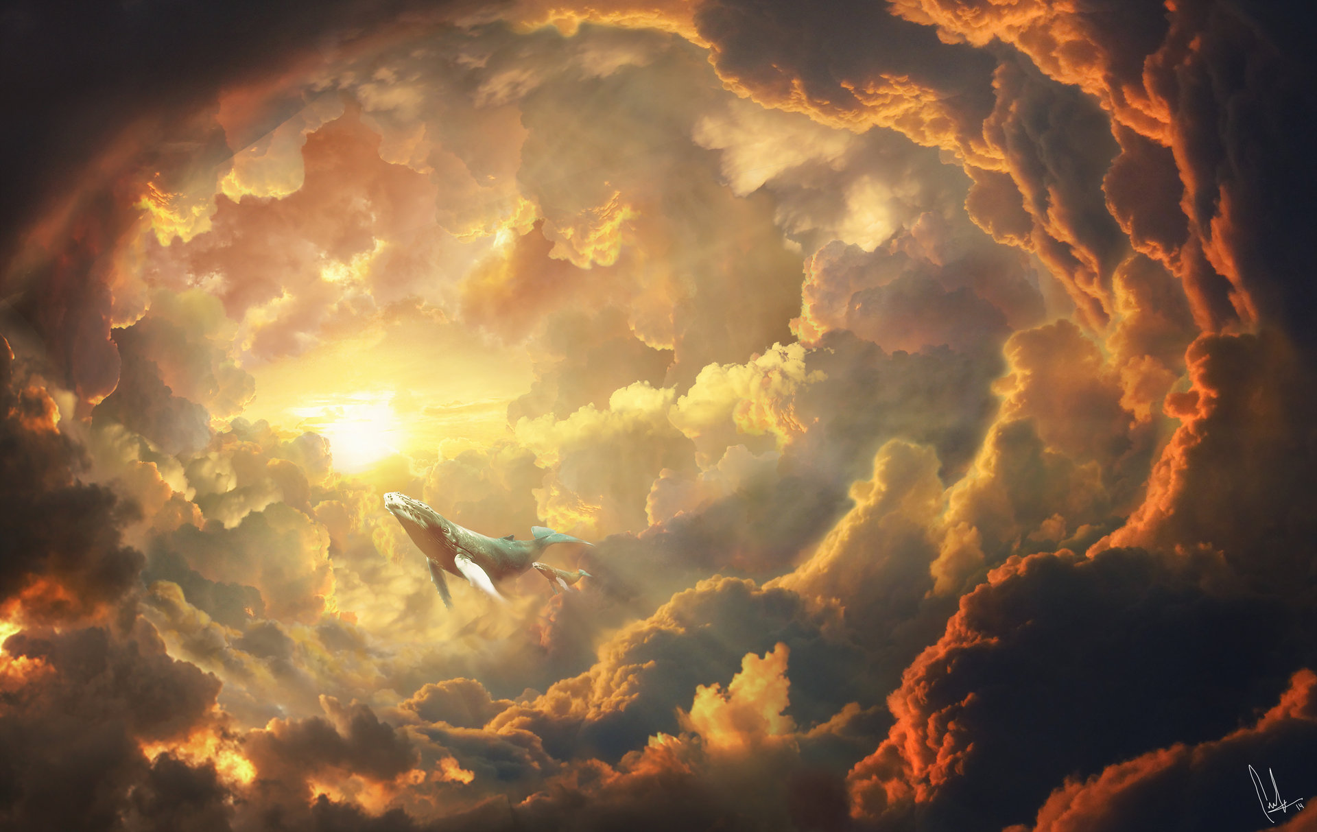 ArtStation - Between Clouds