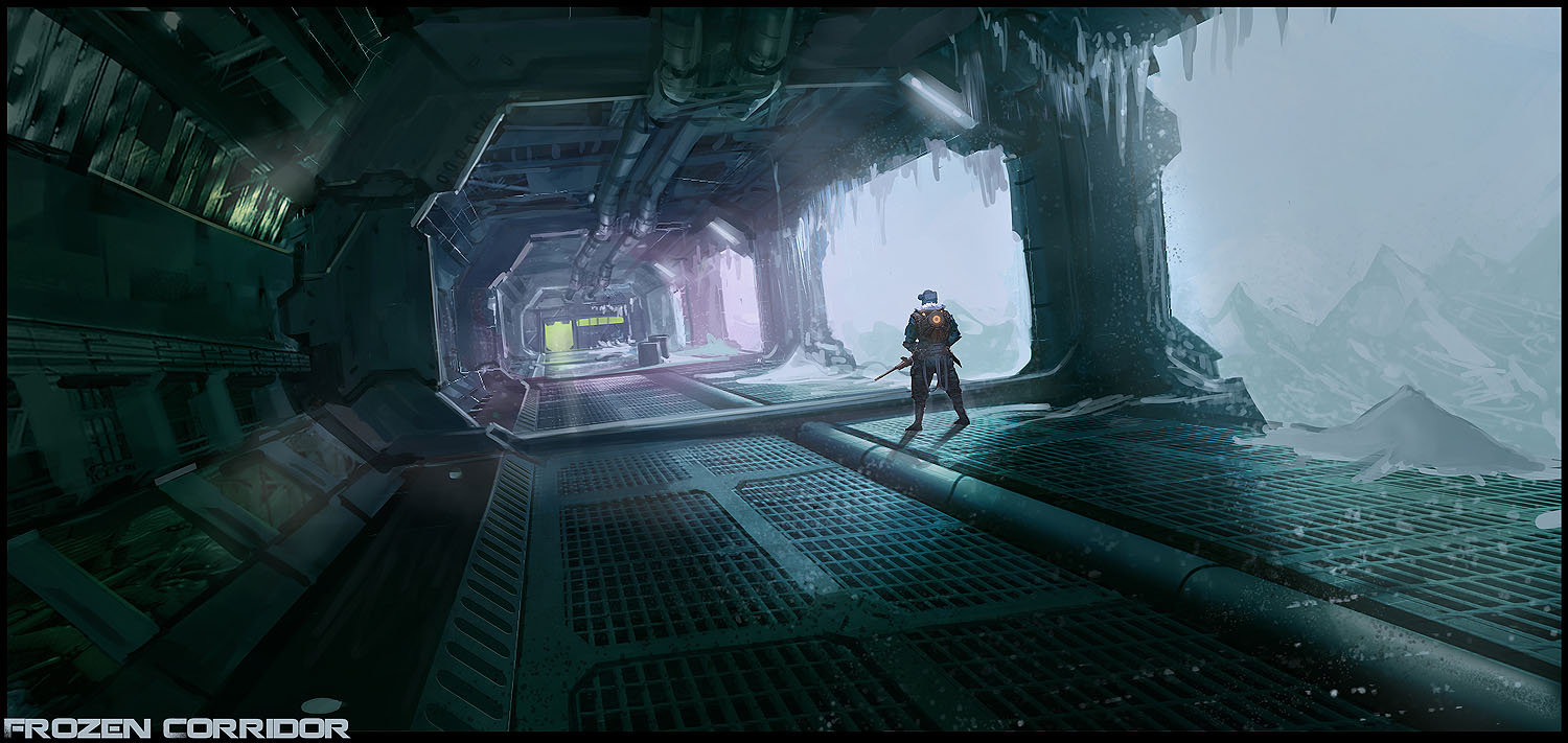 ArtStation - Frozen Hallway