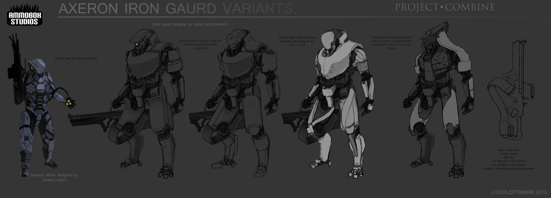 ArtStation - Axeron Iron Guard Variants