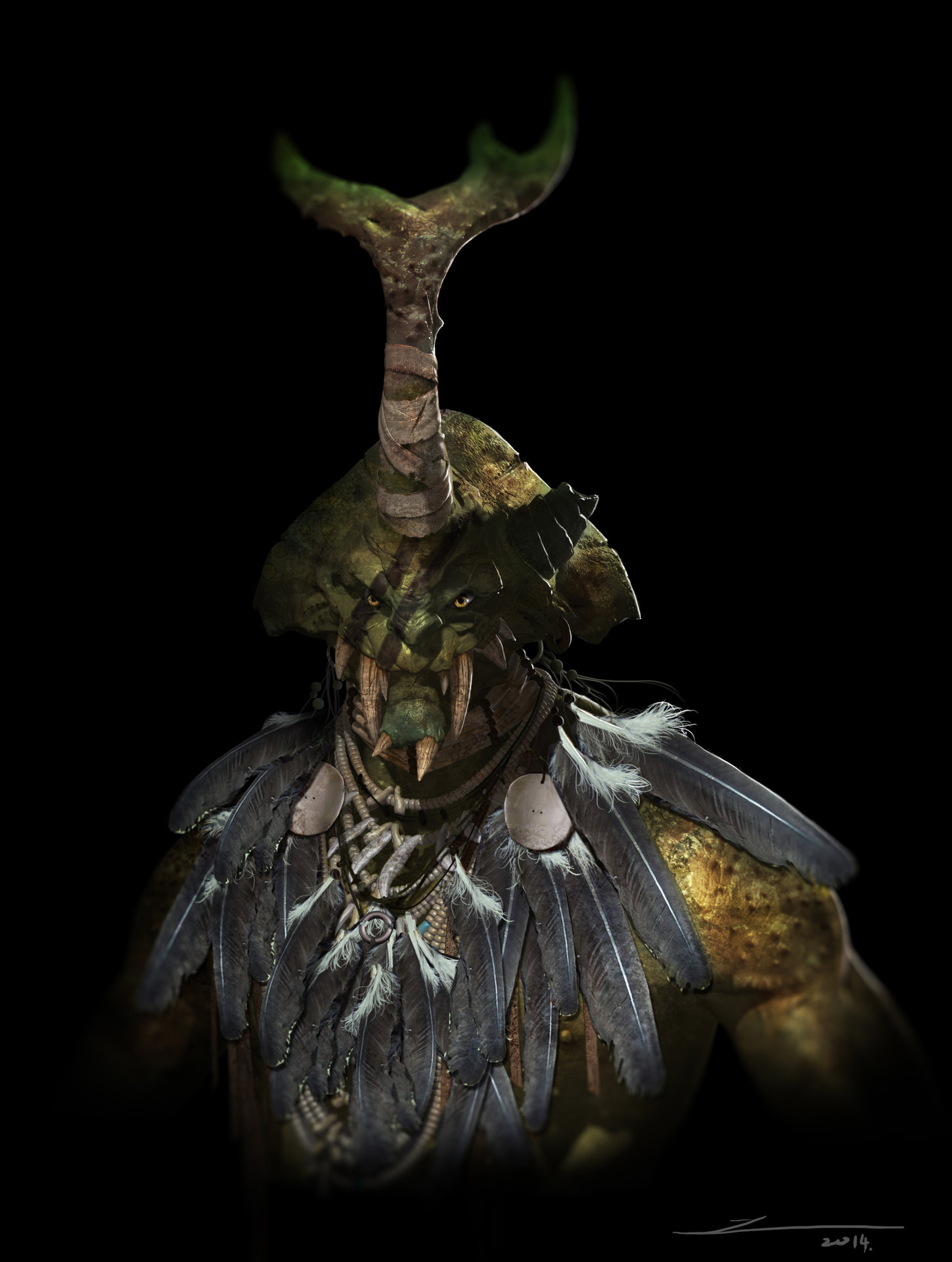 Long Zhang - beetle man concept