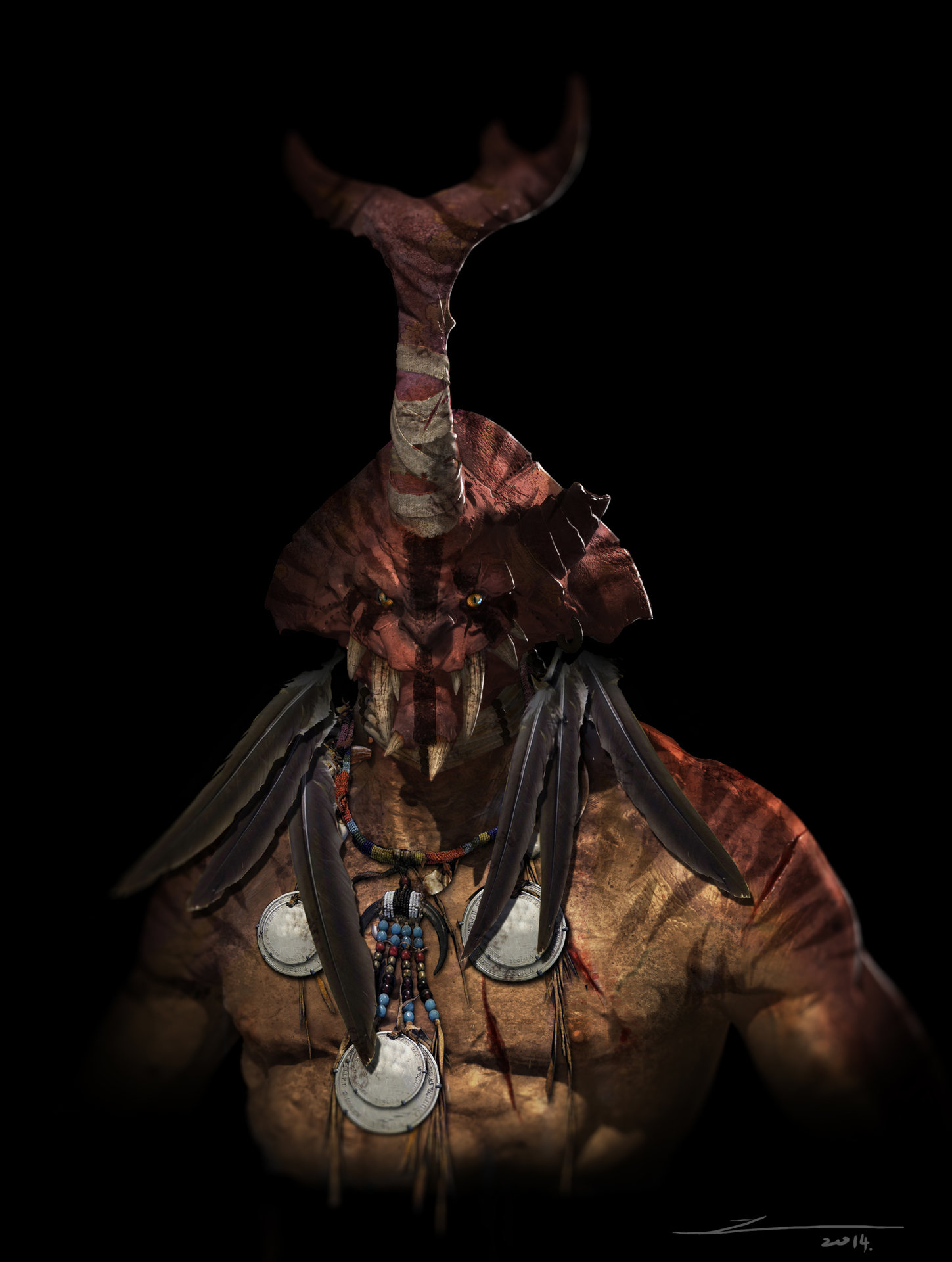 Long Zhang - beetle man concept