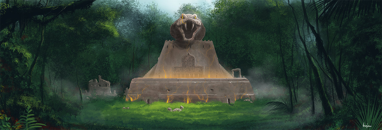 ArtStation - Cobra temple