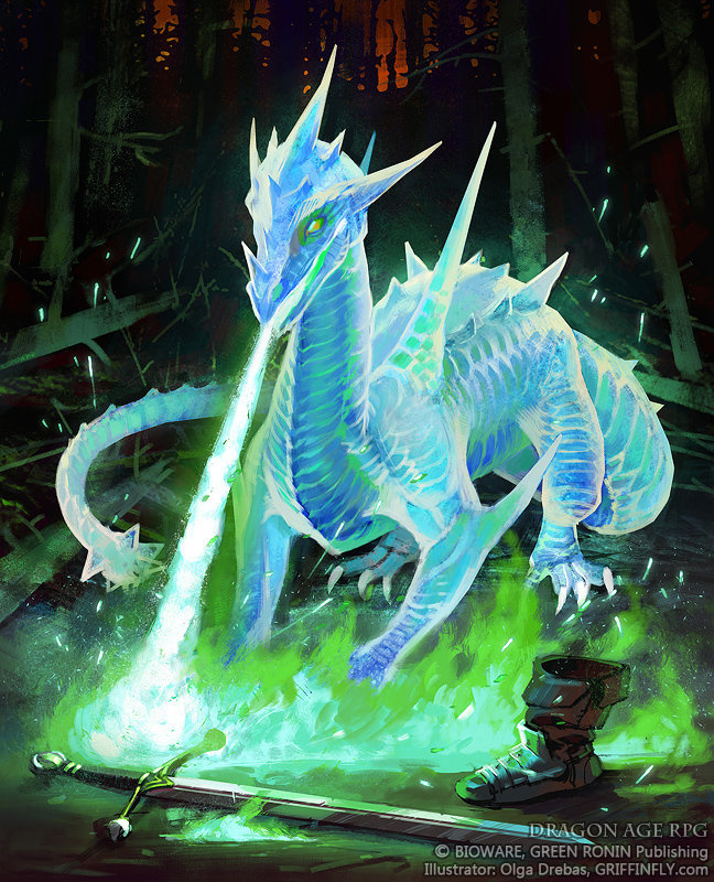 Spectral Drake by Olga Drebas : ImaginaryDragons