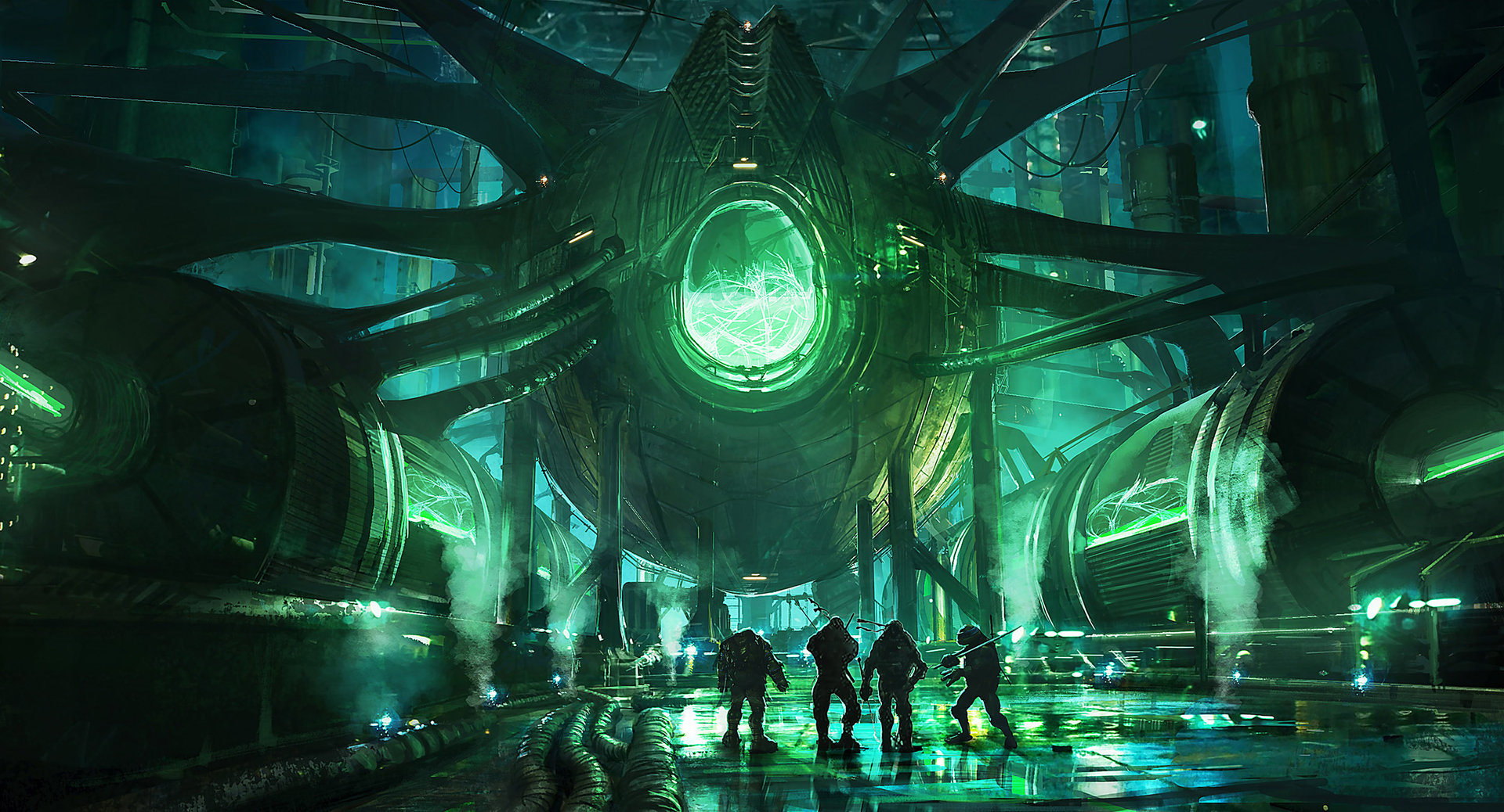 ArtStation - pitch artwork for TMNT