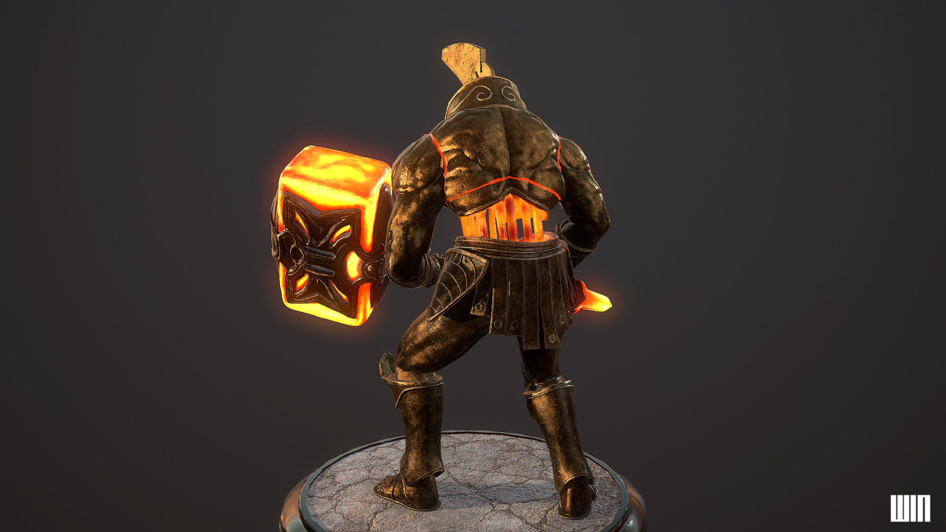 Kawin Paopooree - Talos God of war 3 fan art