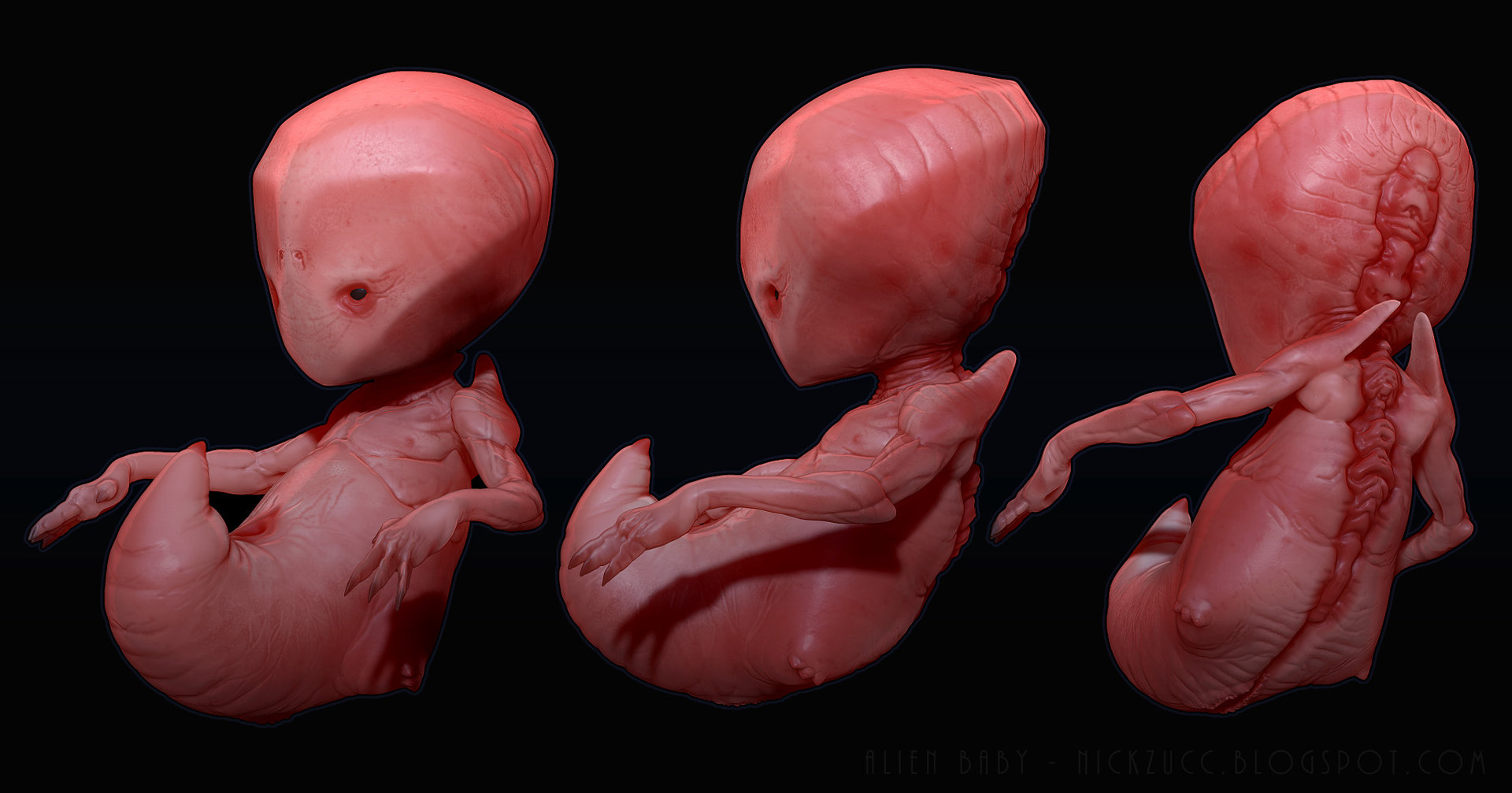 ArtStation - Baby Alien ZBrush And UE4 VR Scene
