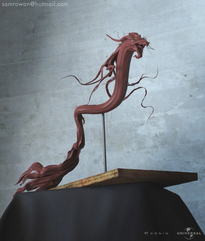 ArtStation - 47 ronin dragon concept