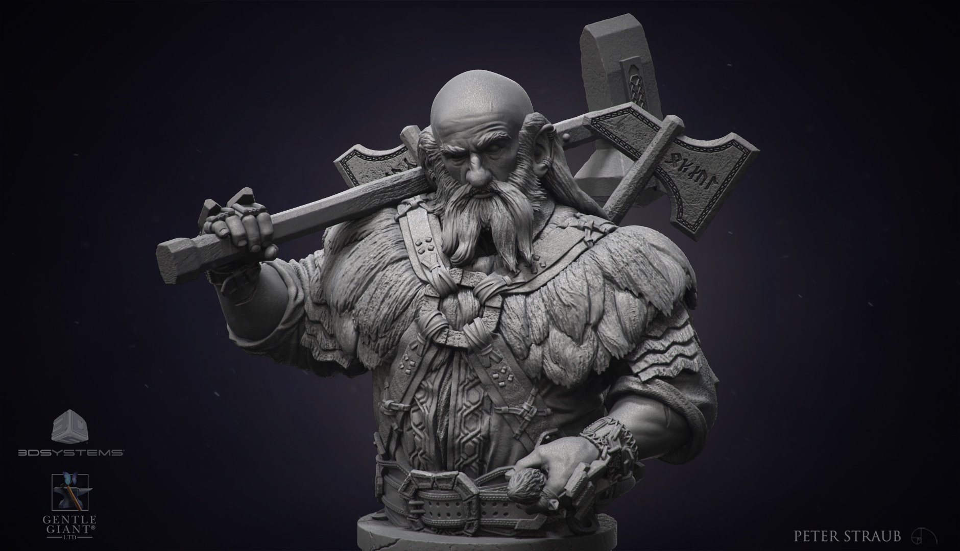 Dwalin Hobbit Mohawk ArtStation Dwalin