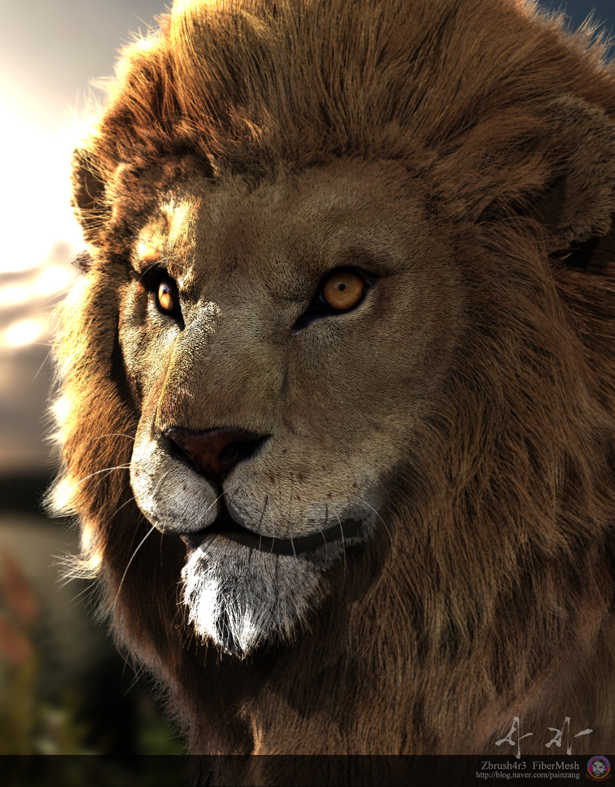 ArtStation - LION..., Painzang .....