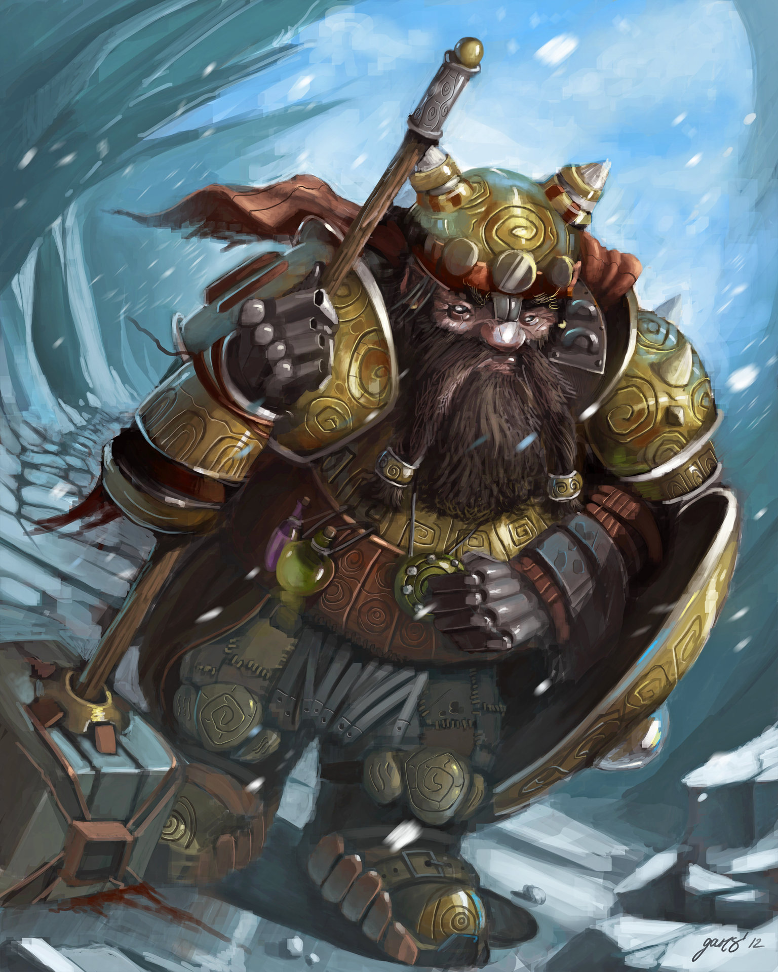 ArtStation - Tired Dwarf