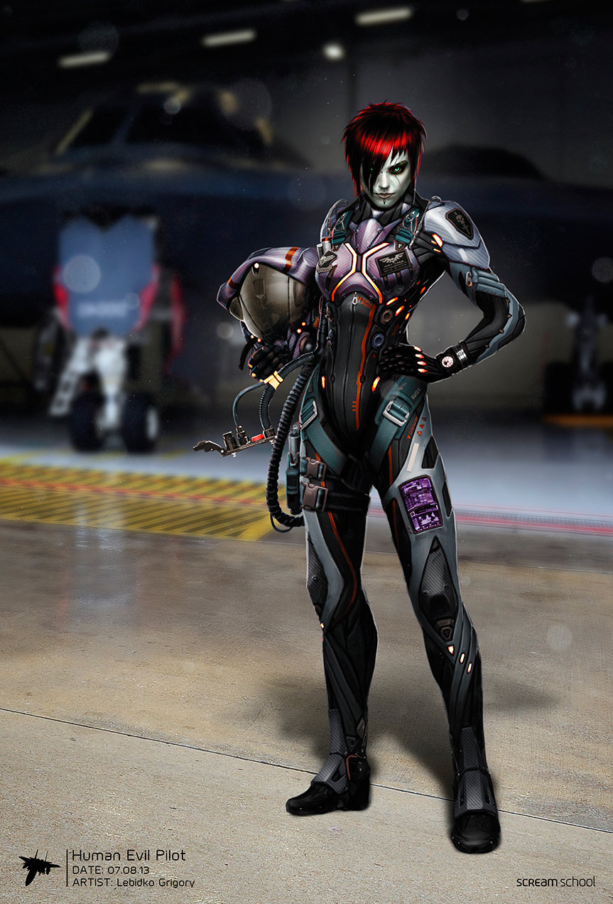 ArtStation - Human Evil Pilot