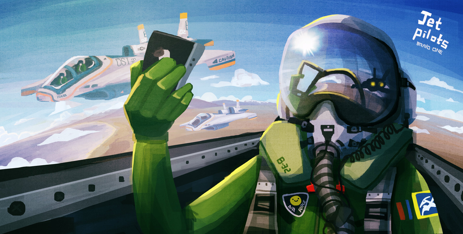 ArtStation - jet pilot